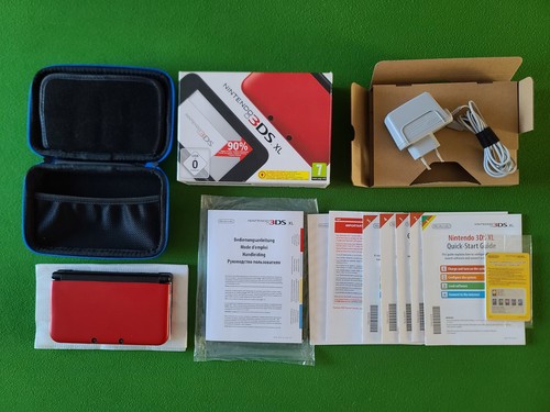 Console Nintendo 3ds xl Red+Black - Pack complet - Proche Neuf | eBay