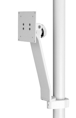 DCI Dental White Vertical Post Mount for Flat Panel Monitor VESA 75mm ...