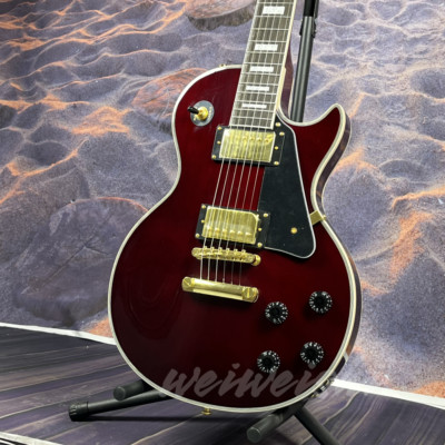 H Custom Shop Wine Red electric guitar gold color hardware bone nut ...