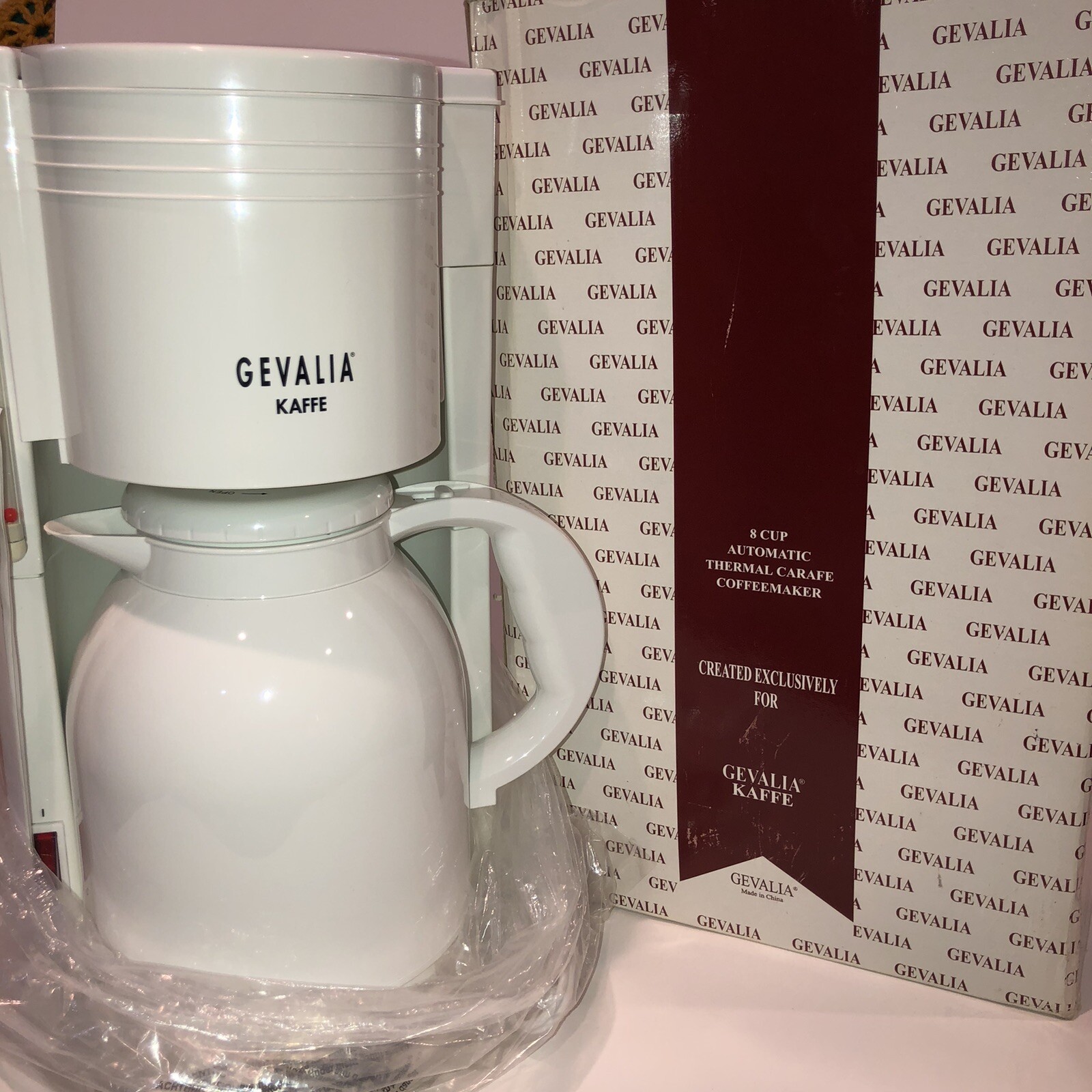 Gevalia KA-865MW Thermal 8 Cup Automatic Carafe Coffee Maker White | eBay