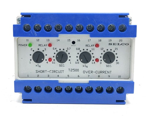 Selco Overcurrent & Short Circuit Relay T2500 1125042134267 | eBay