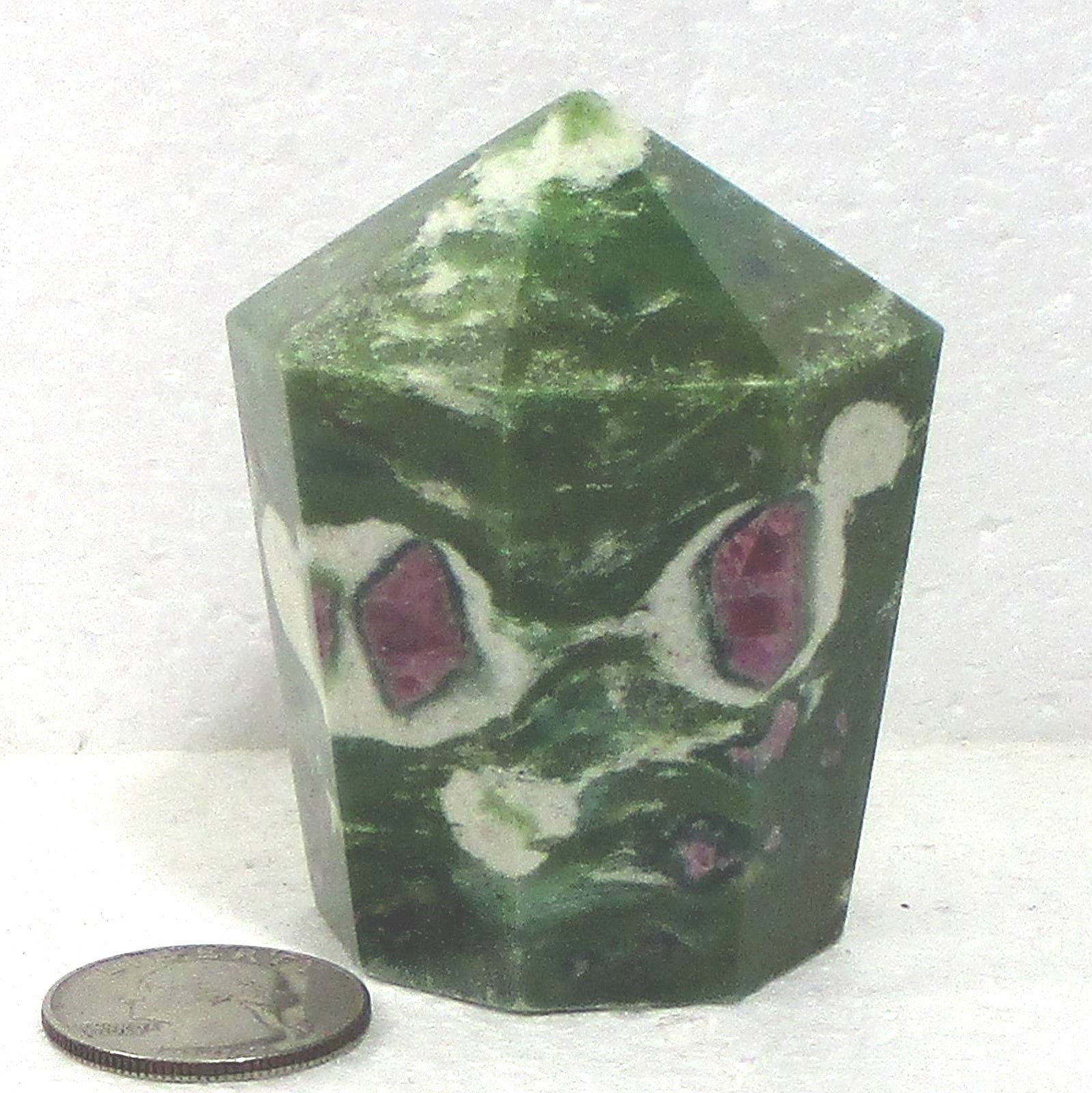 Ruby zoisite obelisk rock/stone 2.5" 9.3oz 52F | eBay