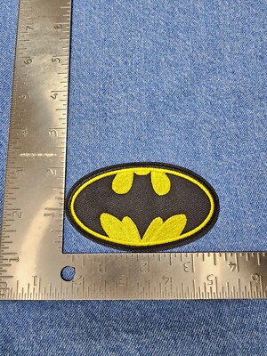 BATMAN LOGO, DC COMICS Embroidery Iron On Applique Patch / Sew On | eBay