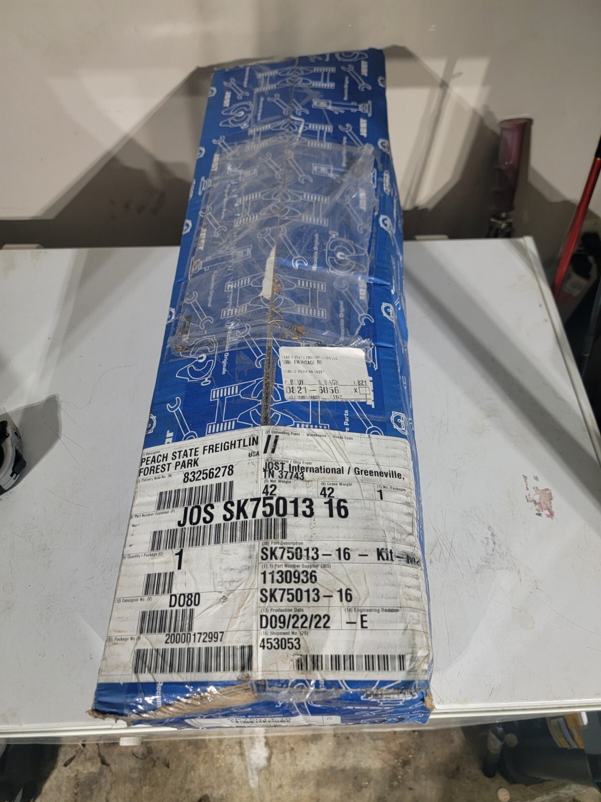 Jost SK 75013-16 5th Wheel Air Handled Major Rebuilt Kit for sale ...