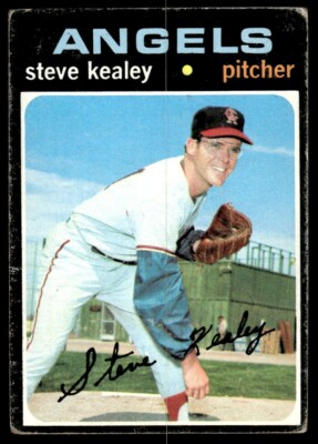 1971 Topps Baseball Card Steve Kealey California Angels #43 | eBay