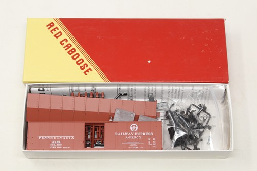 HO Red Caboose RC-7028-20 X-29 Box Car Pennsylvania PRR 2161 Red Kit | eBay