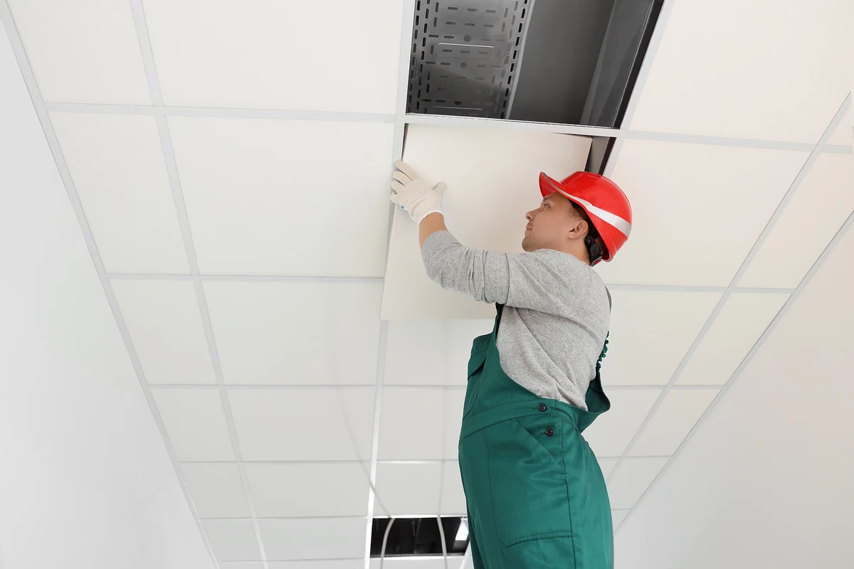 Vinyl Faced Gypsum Board Ceiling Tiles | Shelly Lighting