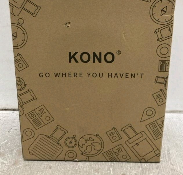 BRAND NEW Kono 24 inch Medium Luggage Suitcase BLACK - 50% OFF RRP FREE ...