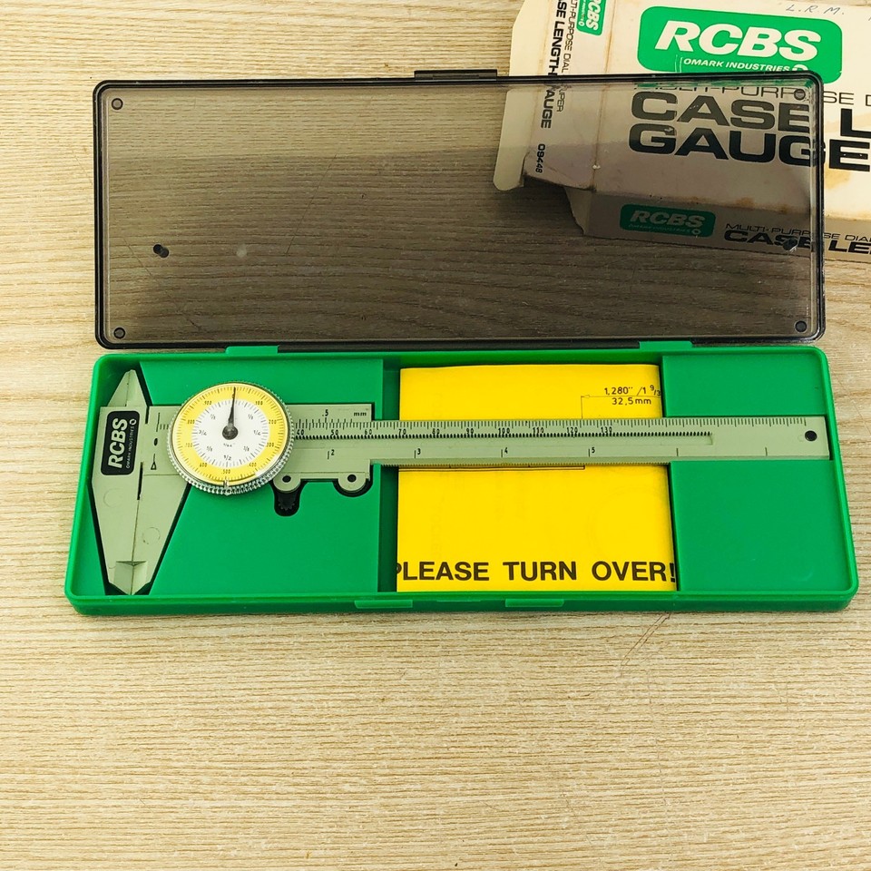 RCBS Dial Caliper Case Length Gauge 09448 ~ Good Condition | eBay