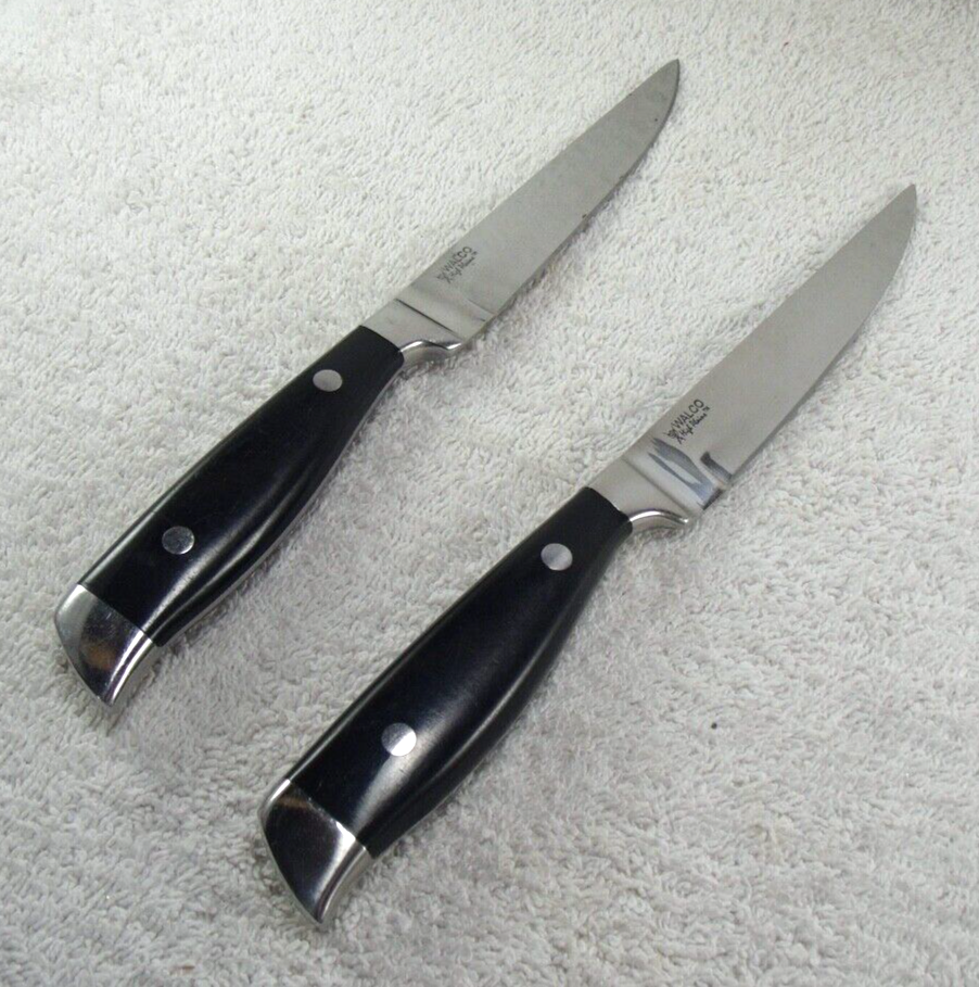 Walco Steak Knife High Plains Lot of 2 Forged Straight Edge 5 inch | eBay