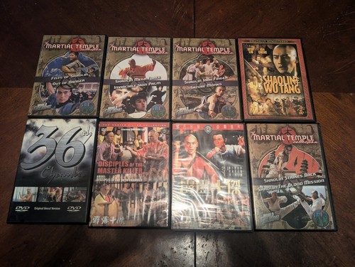 Vintage Kung Fu DVD Lot (8) Shaolin /Wu Tang / 36th Chamber | eBay