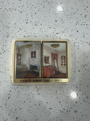Vintage CONGRESS PLAYING CARDS Bridge - 2decks! | eBay