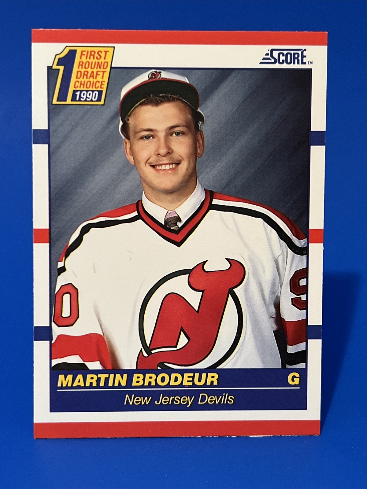 1990-91 Score Martin Brodeur Rookie Card #439 RC American VERSION RC | eBay