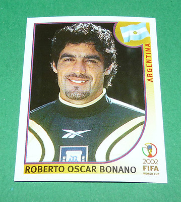 N°387 BONANO ARGENTINA PANINI FOOTBALL JAPAN KOREA 2002 COUPE MONDE ...