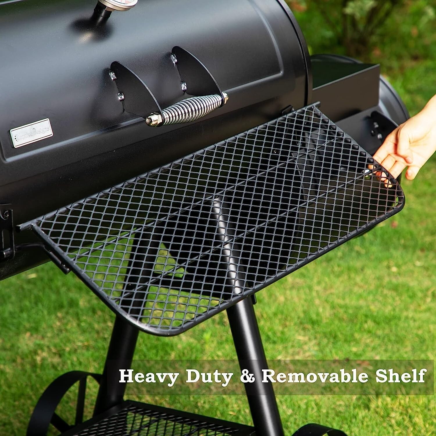 Heavy Duty Charcoal Grill Oversize Cooking Area Outdoor BBQ Grill for ...