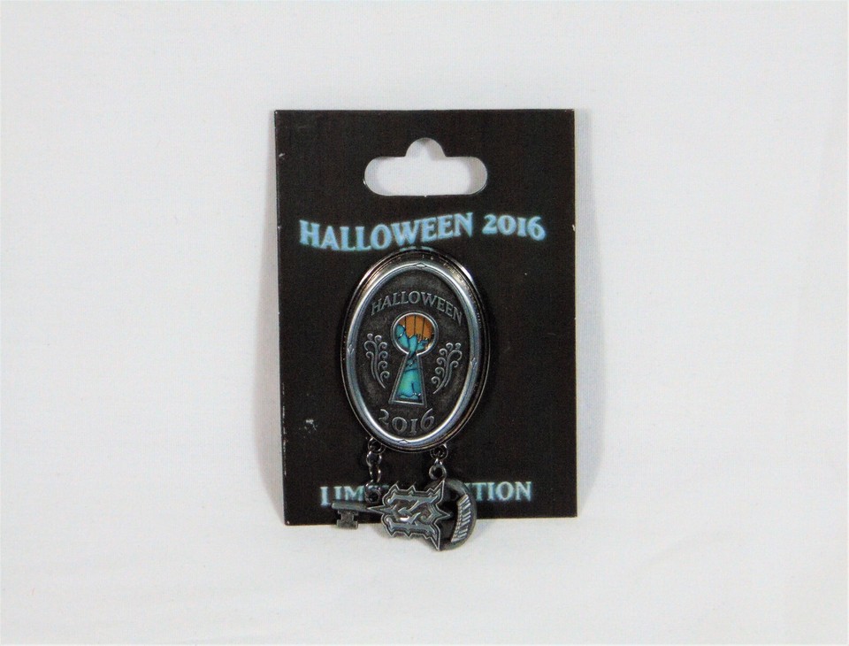 Disney Halloween Haunted Mansion Lock & Key Organ Ghost 3-D Slider Pin ...