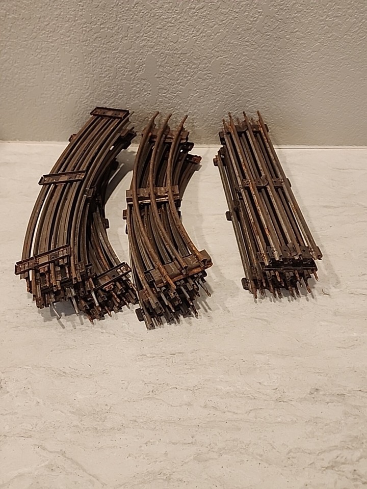 Lionel O27 Gauge 3-Rail Track Metal Straight & Curve Track READ ...