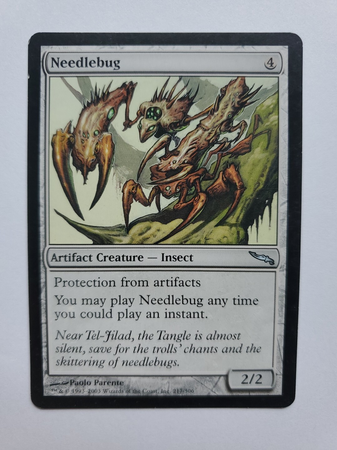 MTG Magic The Gathering Card Needlebug Artifact Creature Insect ...