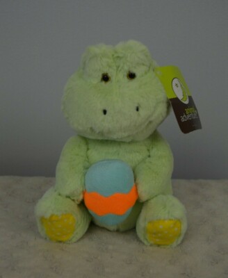 Animal Adventure Frog Plush Stuffed Animal Holding Easter Egg Green ...