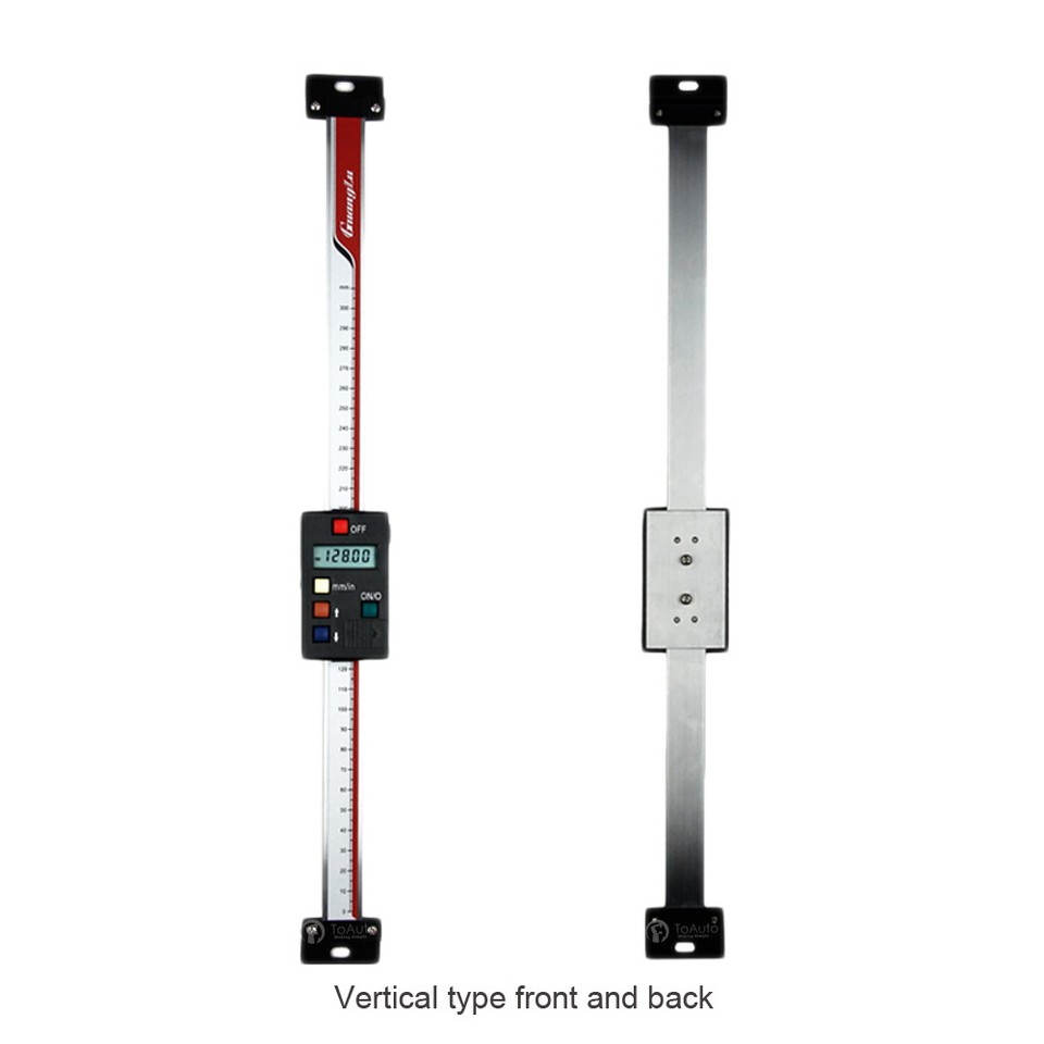 LCD Display Linear Scale Vertical Digital Readout 100~600mm Milling ...