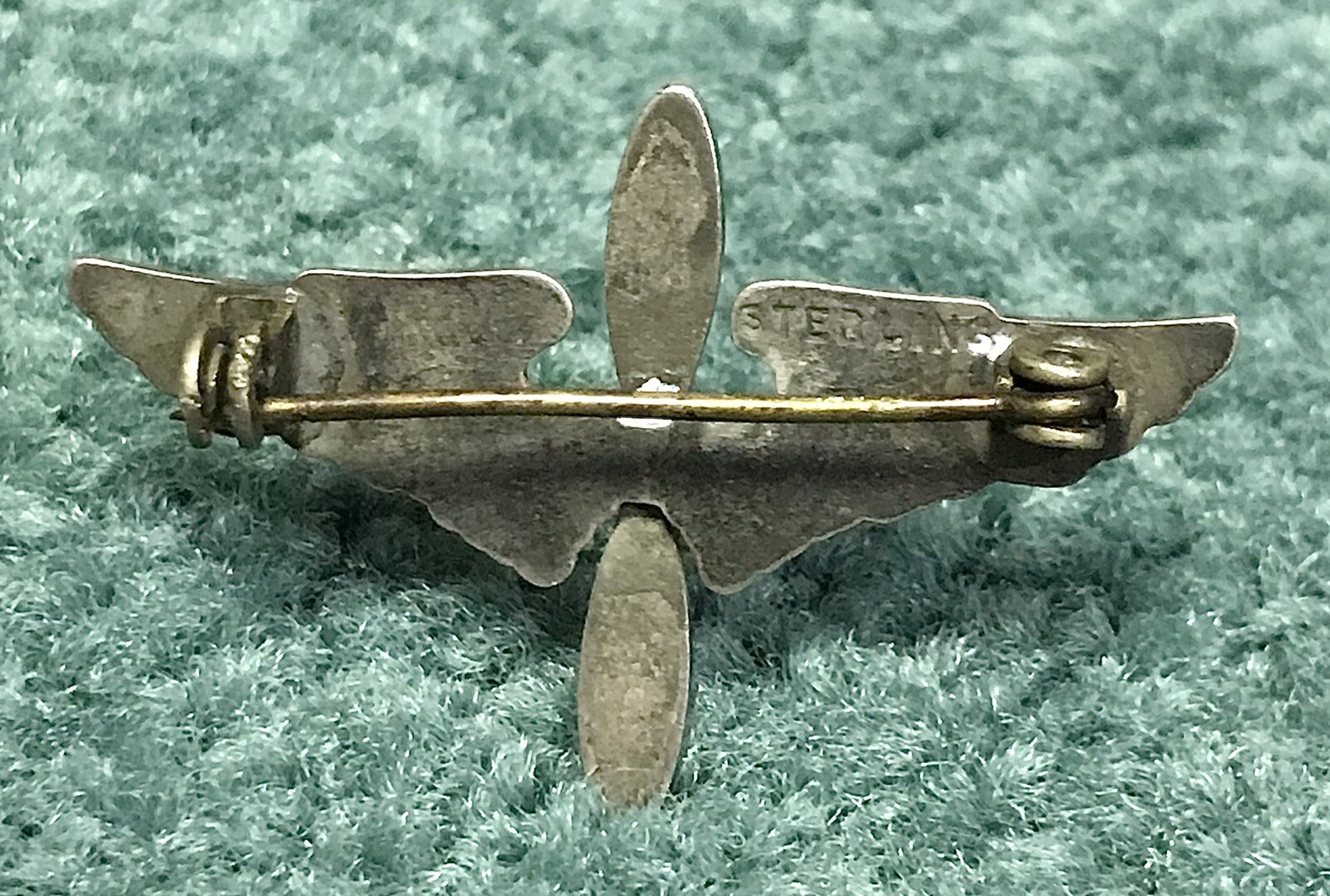 Original Pair Of Matching Early WWII Sterling Air Corps Propeller Pins ...