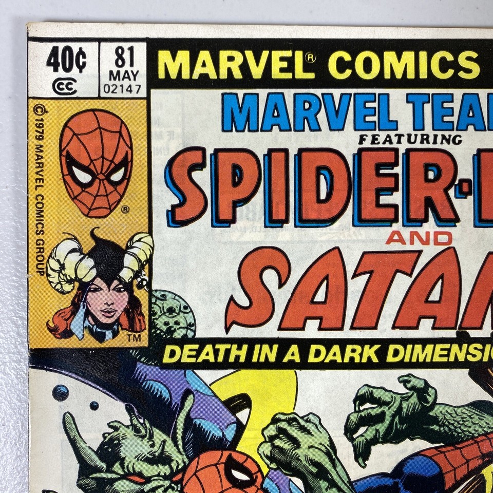 Marvel Team-Up # 81 Marvel Comics 1979 Spider-Man and Satana F/F+ | eBay