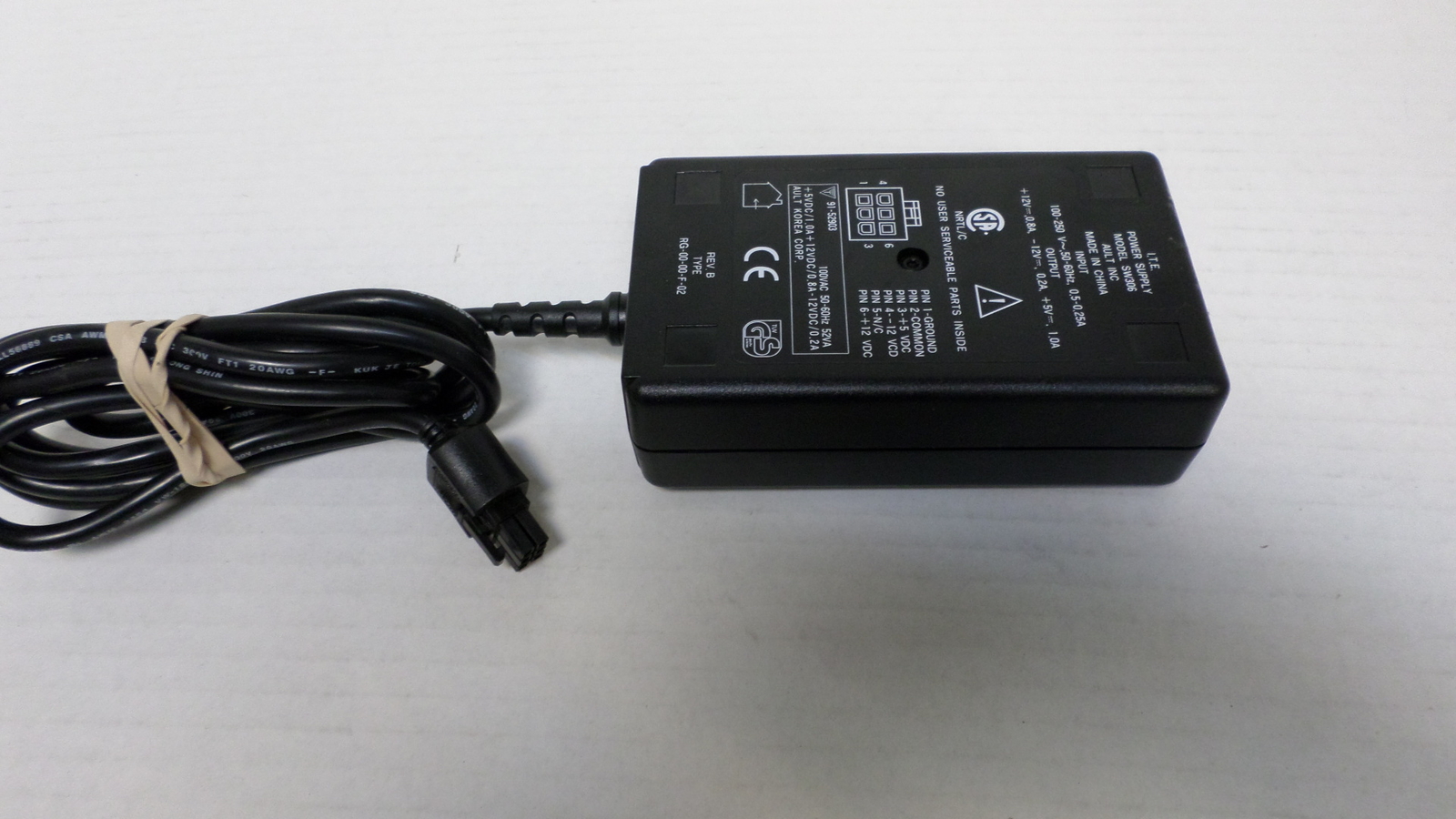 ITE SW306 6pin 2Row 6 Pin Power Supply 5v/12v/-12v for Magellan 384 ...