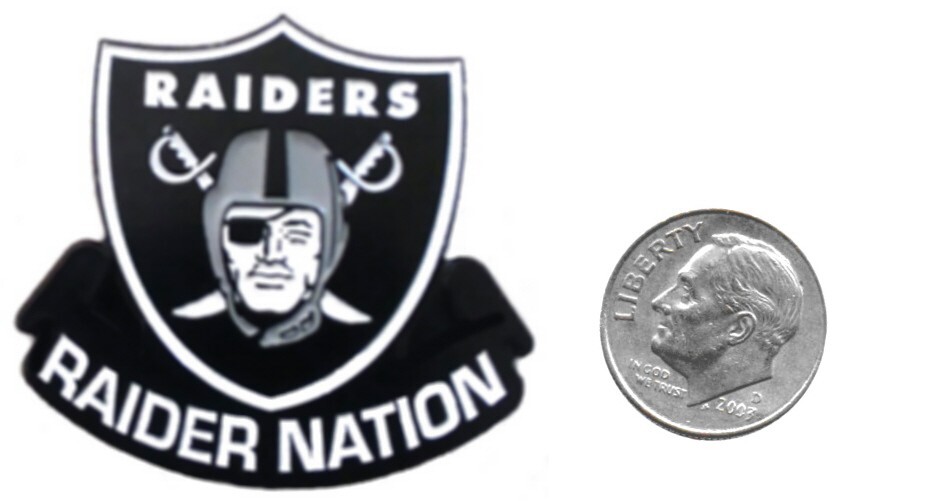 Raiders Pins HARD TO FIND LICENSED Raider Nation Logo NFL Football ...