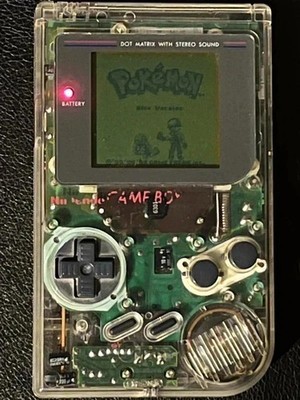 Nintendo Game Boy GB Classic DMG-01 Clear Transparent PAL Handheld | eBay