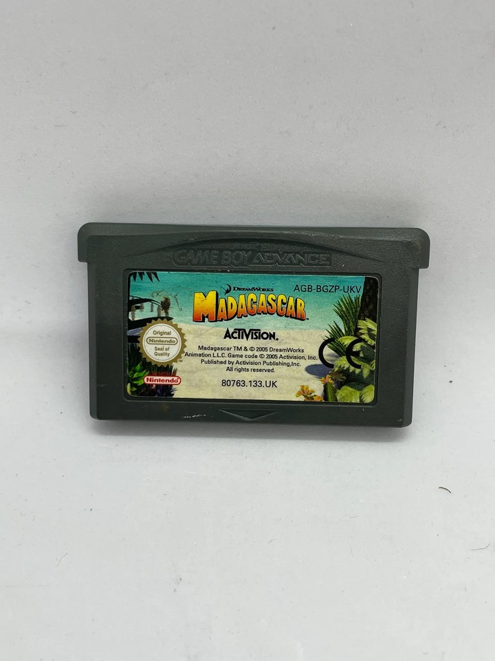 Madagascar GBA (game only) PAL ENGLISH TESTED & AUTHENTIC CD | eBay