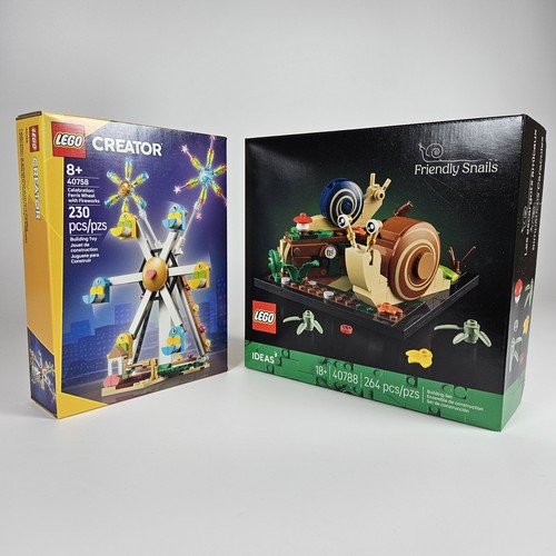 2025 Lego GWP Friendly Snails 40788 & Ferris Wheel 40758 Brand New ...