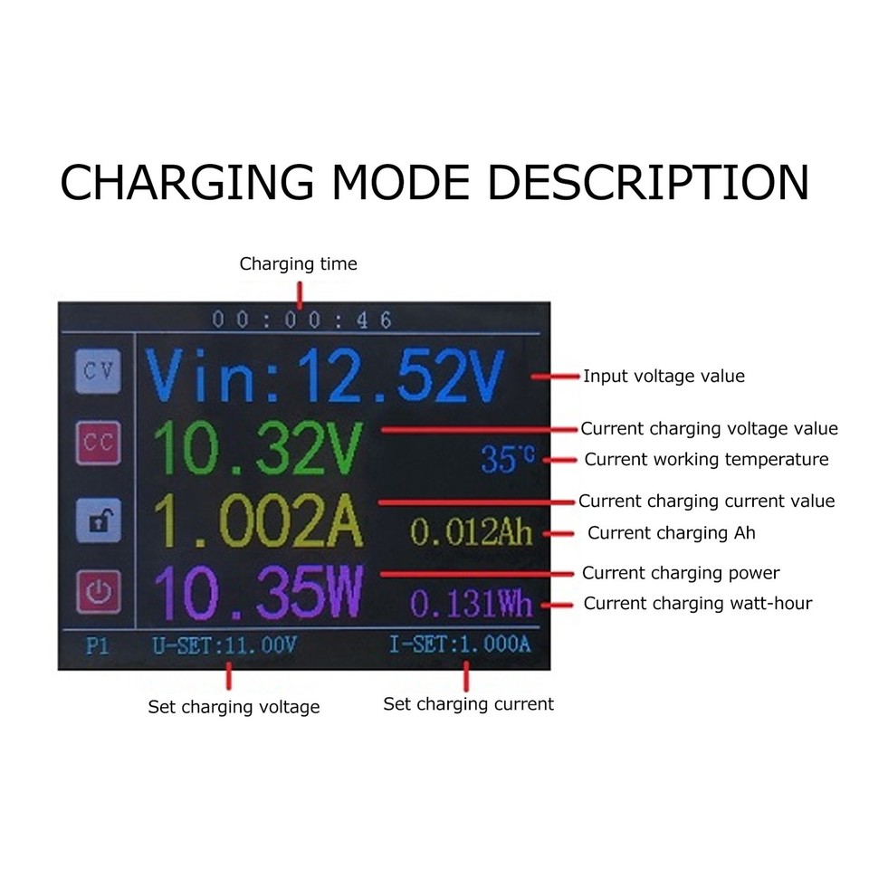 Power Supply Module CNC Large Color Screen DC Adjustable Constant ...