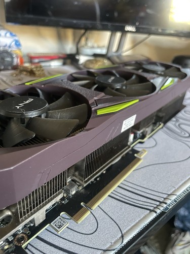 PNY GeForce RTX 3080 10GB Uprising Triple Fan LHR GDDR6 Video Graphics ...