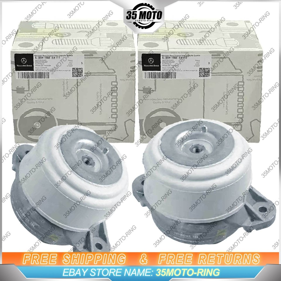 2Pcs Engine Motor Support Mount Front L&R FOR Benz C300 C350 GLK350 | eBay