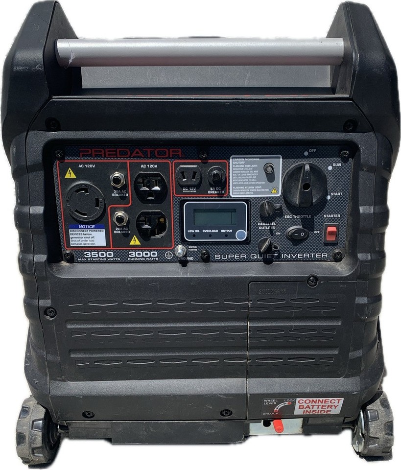 PREDATOR® 3500 Watt Super Quiet Inverter Generator | eBay