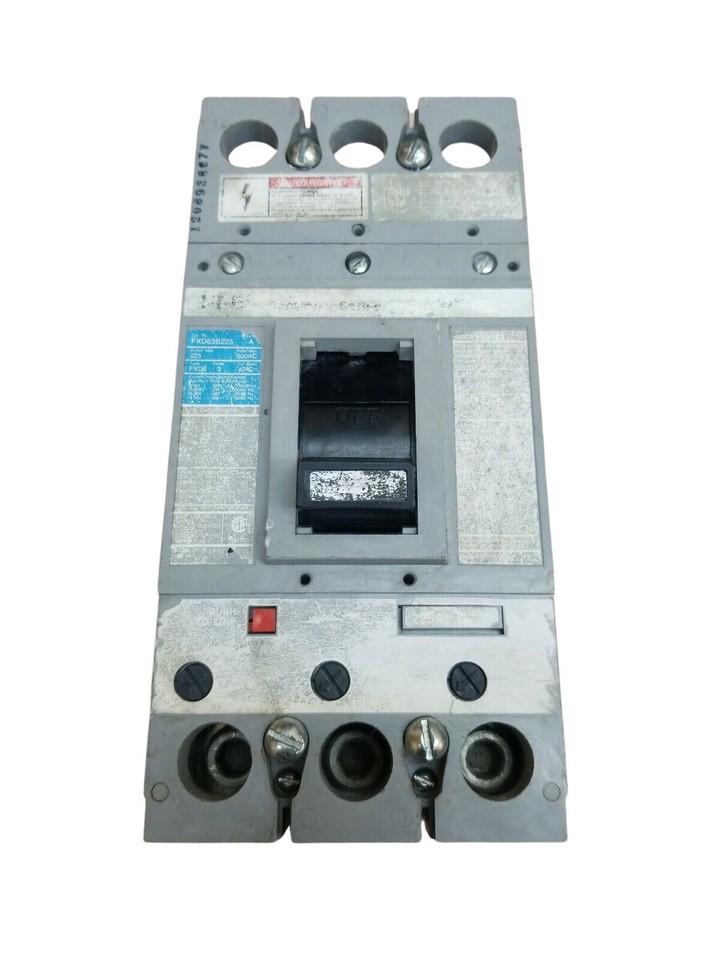 ITE Siemens FXD63B225 3 Pole 600 Volt 225 Amp Circuit Breaker - Gray ...