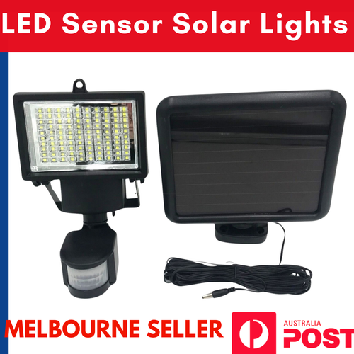 100 LED Solar Sensor Lights Outdoor Motion Detection Light Security ...