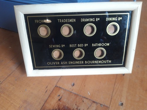 Servants or Butlers 7 window bell box | eBay UK