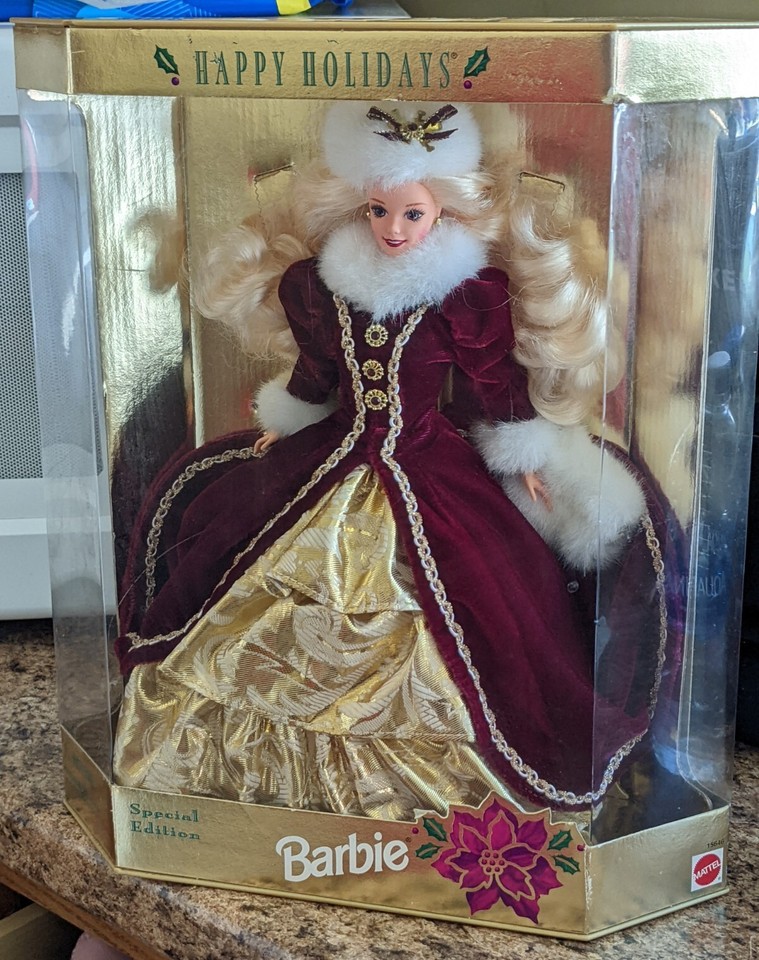 Happy Holidays 1996 Barbie Doll - New In Original Packaging! Special ...