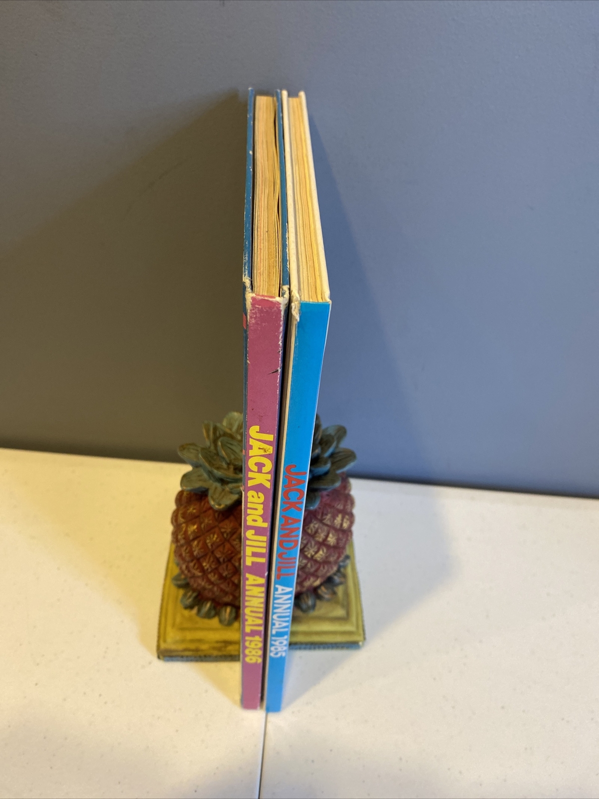 Lot Of 2 Jack And Jill Magazine - Hardcover Annual 1985 1986