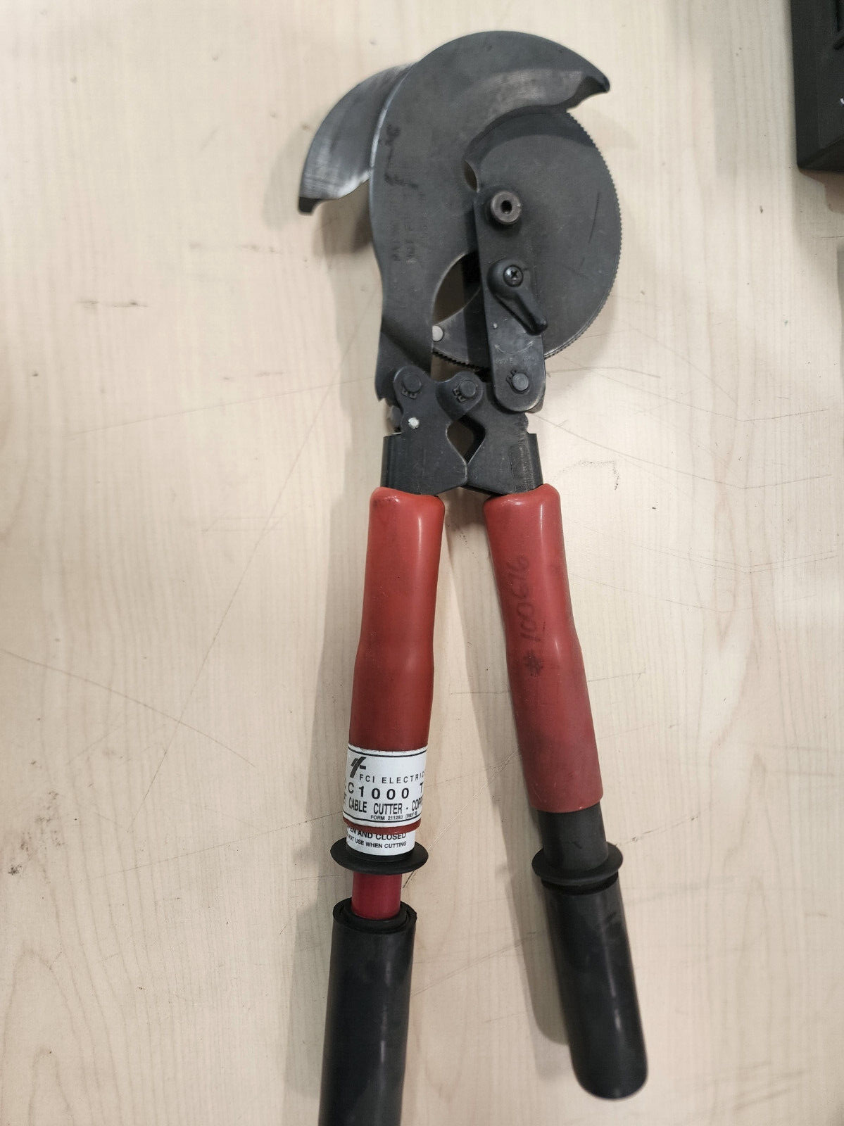 BURNDY RCC1000 Ratcheting Cable Cutter Unit #2 | eBay