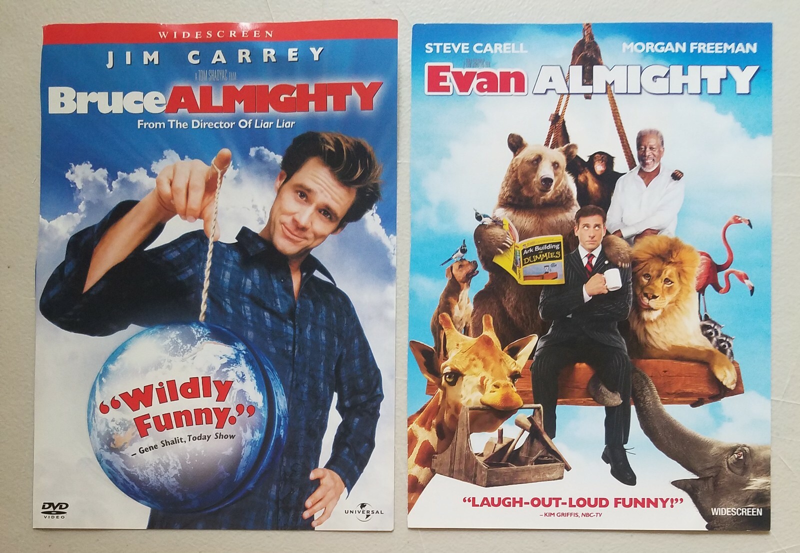 Bruce Almighty & Evan Almighty (DVD set) No cases. | eBay