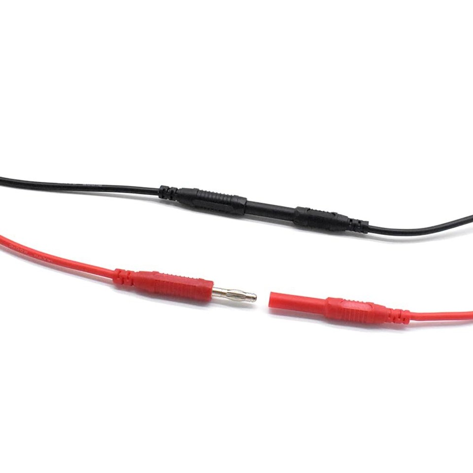 2pcs Multimeter Test Lead Extension Male To Female Connector 4mm Banana ...