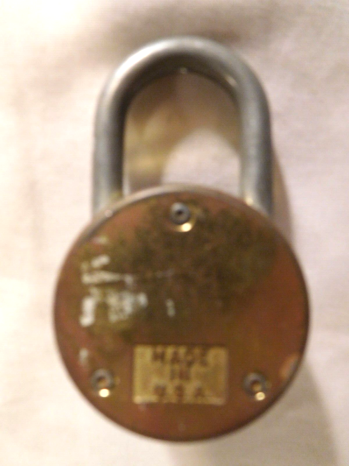 Scarce Vintage Made in the USA Slaymaker ABC/Letters Combination Lock ...