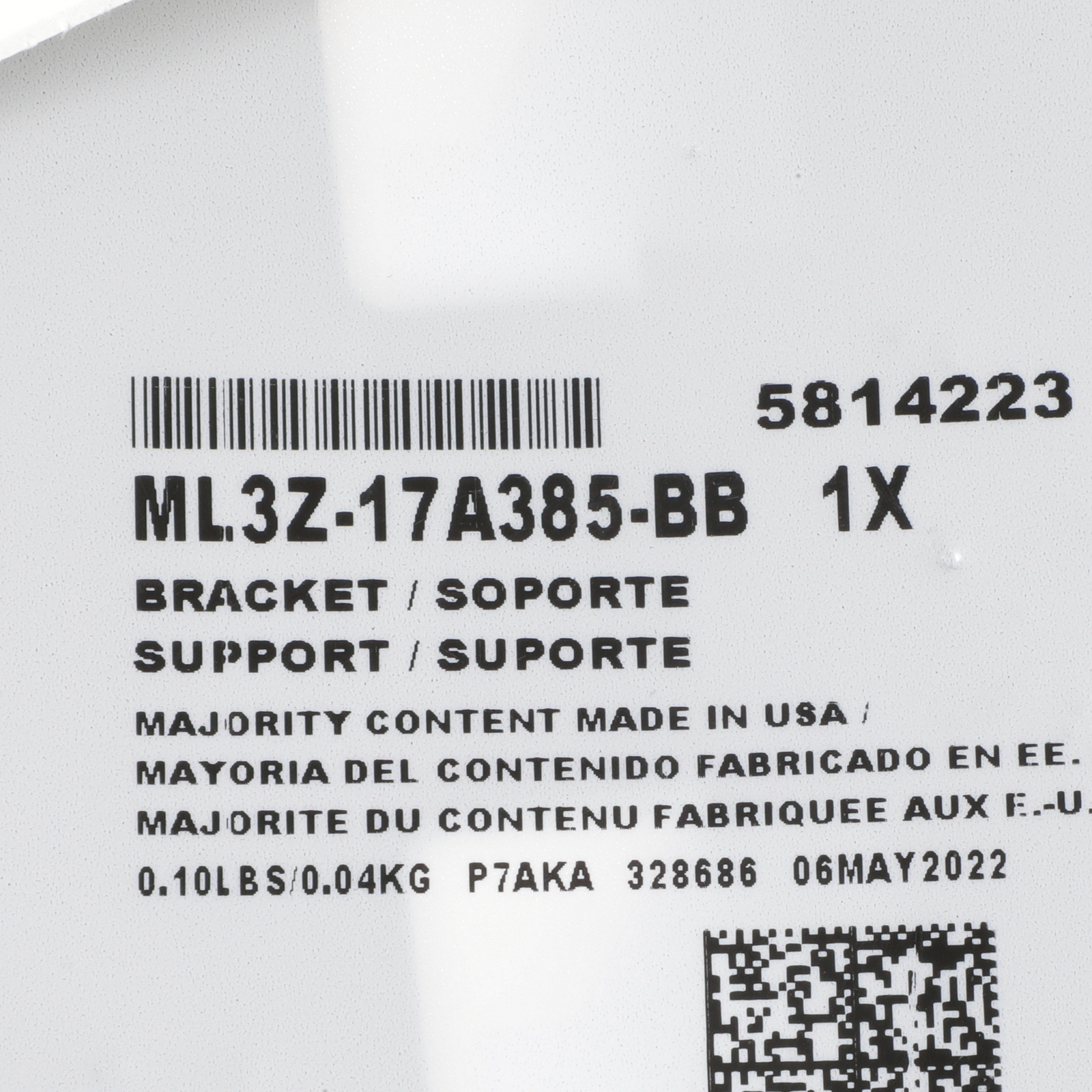 NEW OEM Ford 2021-2023 F-150 License Plate Mount Bracket Assembly ML3Z ...