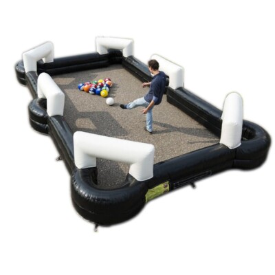 Inflatable Snook Human Billiards Inflatable Pool Table Outdoor Game | eBay