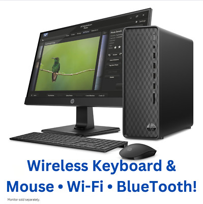 NEW HP S01 SLIM DESKTOP PC INTEL CORE i3-10105 3.70GHZ 16GB 256GB SSD ...