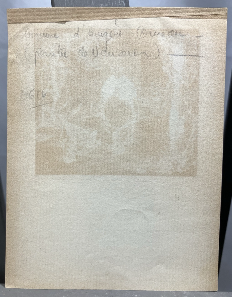 Eugène Corneau (1894-1976) Femme Au Work Of Champs Time J.F Millet ...