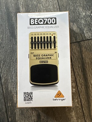 Behringer BEQ700 Bass Graphic Equalizer Pedal | eBay