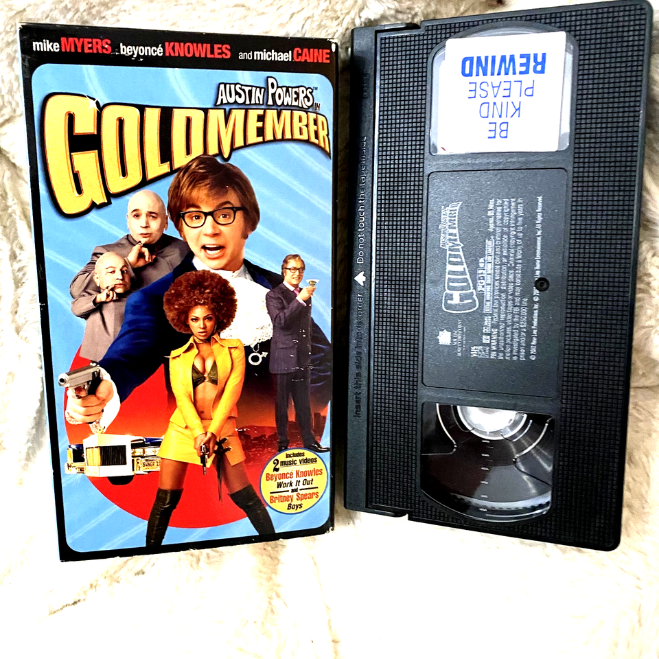 Austin Powers in Goldmember VHS 2002 Mike Myers Beyoncé Comedy Spy ...